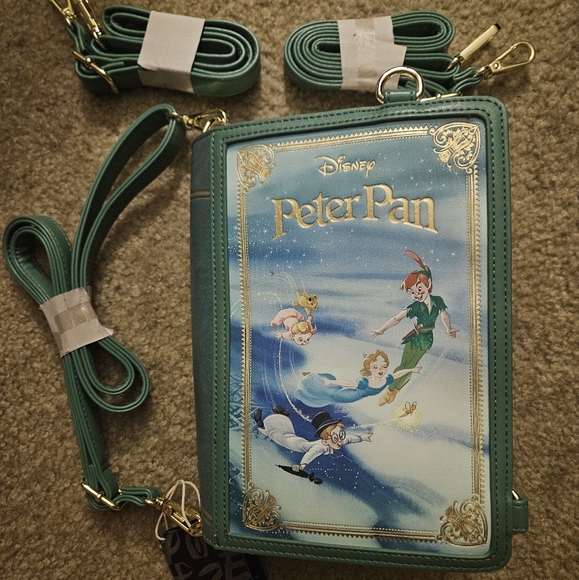 Loungefly | Bags | Loungefly Peter Pan Crossbody Bag Blue And Green ...